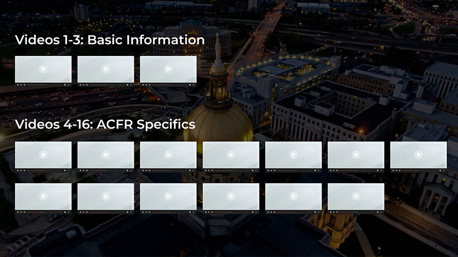 ACFR Video Series Gallery