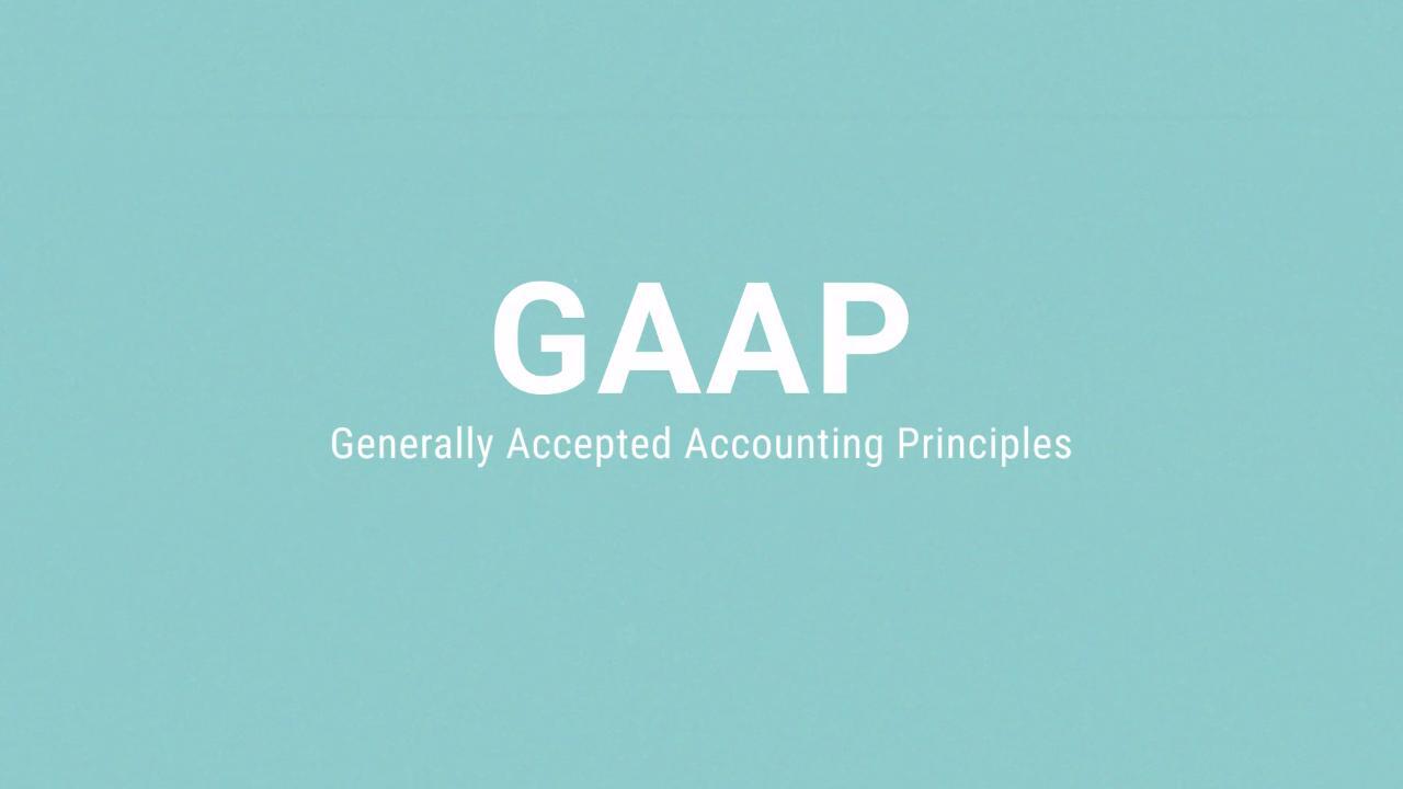 The Importance of GAAP